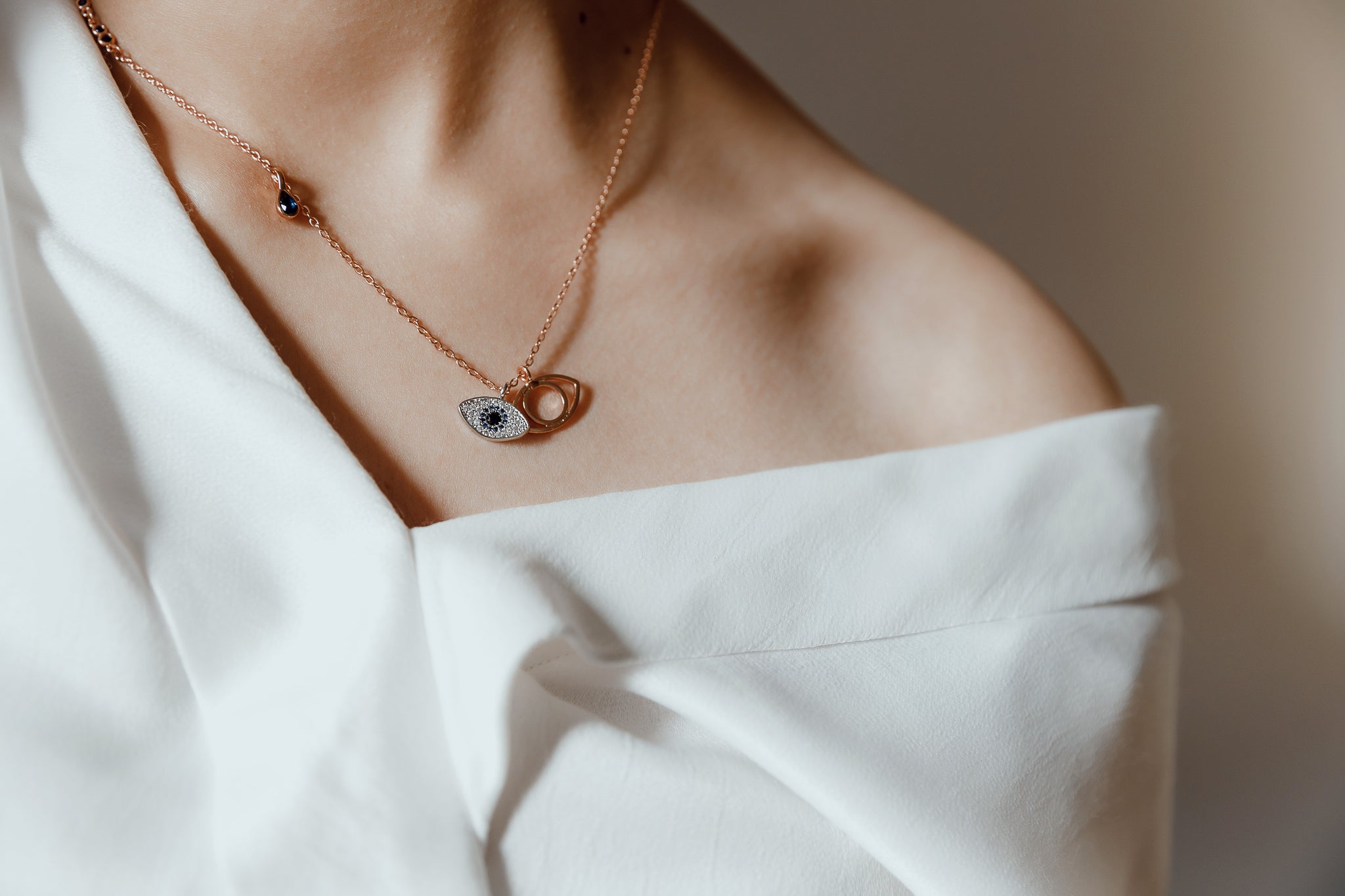 Double Evil Eye Necklace